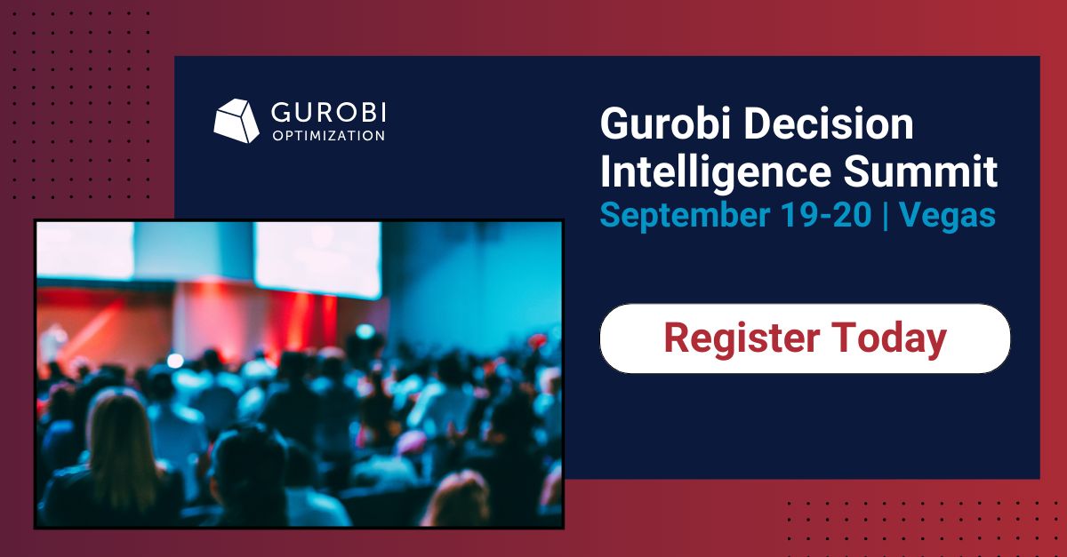Gurobi Optimization on LinkedIn: Gurobi Summit Americas 2024 - Gurobi ... Gurobi Optimization on LinkedIn: Gurobi Summit Americas 2024 - Gurobi ...