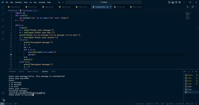 Shreejata Gupta on LinkedIn: #7daysofcode #python #cyber #cryptography ... Shreejata Gupta on LinkedIn: #7daysofcode #python #cyber #cryptography ...