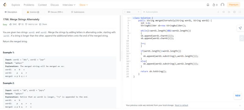 M Shijin on LinkedIn: #leetcode2024 #dsawithjava #leetcode75 #contest # ... M Shijin on LinkedIn: #leetcode2024 #dsawithjava #leetcode75 #contest # ...