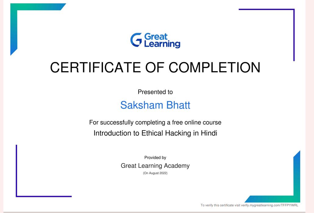 Saksham Bhatt posted on LinkedIn Saksham Bhatt posted on LinkedIn