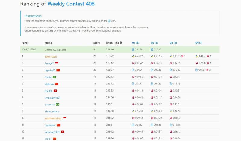 Charan R on LinkedIn: #leetcode Charan R on LinkedIn: #leetcode