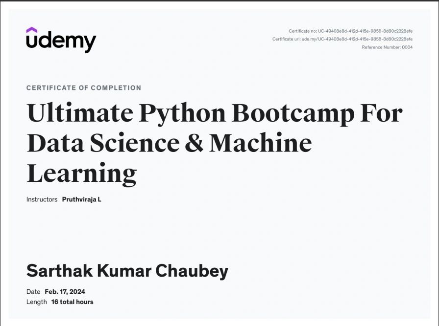 Sarthak Kumar Chaubey on LinkedIn: #datascience #machinelearning # ... Sarthak Kumar Chaubey on LinkedIn: #datascience #machinelearning # ...