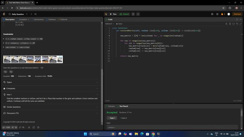 Pravin Kamble on LinkedIn: #python #leetcode #365daysofleetcodechallenge Pravin Kamble on LinkedIn: #python #leetcode #365daysofleetcodechallenge