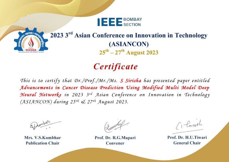 Sirisha Sagili on LinkedIn: #asiancon #ieee #neural #deep # ... Sirisha Sagili on LinkedIn: #asiancon #ieee #neural #deep # ...