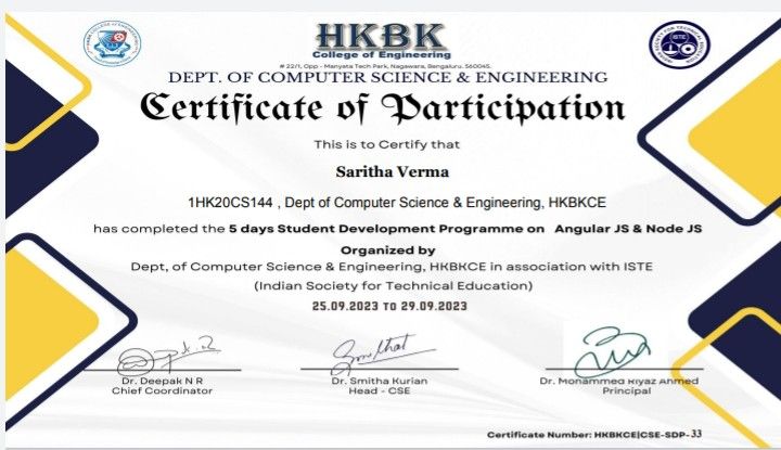 Saritha Verma on LinkedIn: #webdevelopment #angularjs #nodejs #workshop ... Saritha Verma on LinkedIn: #webdevelopment #angularjs #nodejs #workshop ...