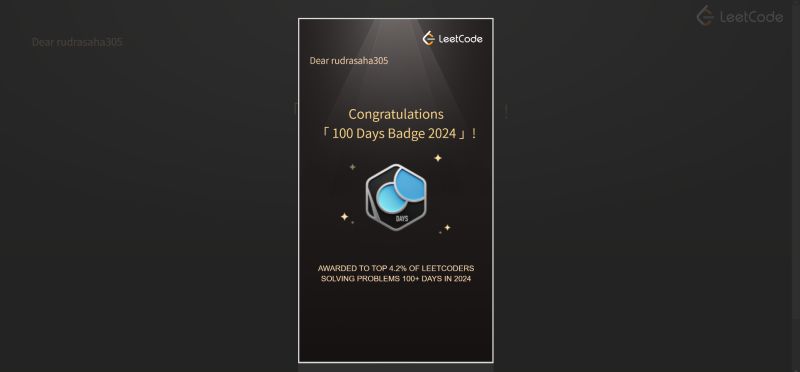 Rudra Saha on LinkedIn: #leetcode #codingjourney #100daysofcode # ... Rudra Saha on LinkedIn: #leetcode #codingjourney #100daysofcode # ...