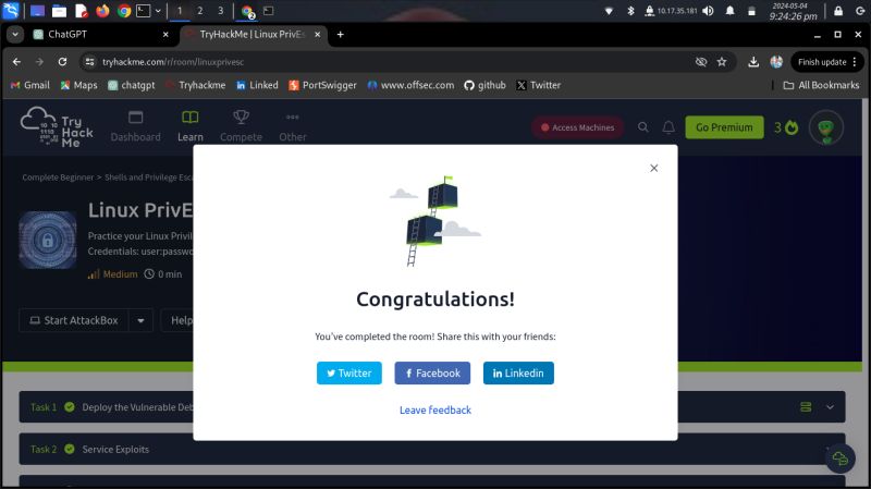 Shiv Yadav on LinkedIn: #tryhackme #linux Shiv Yadav on LinkedIn: #tryhackme #linux