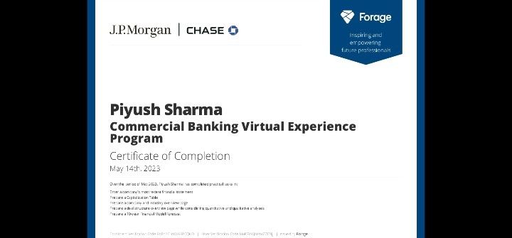 Piyush Sharma on LinkedIn: #forage #certificate #internship #jpmorgan # ... Piyush Sharma on LinkedIn: #forage #certificate #internship #jpmorgan # ...