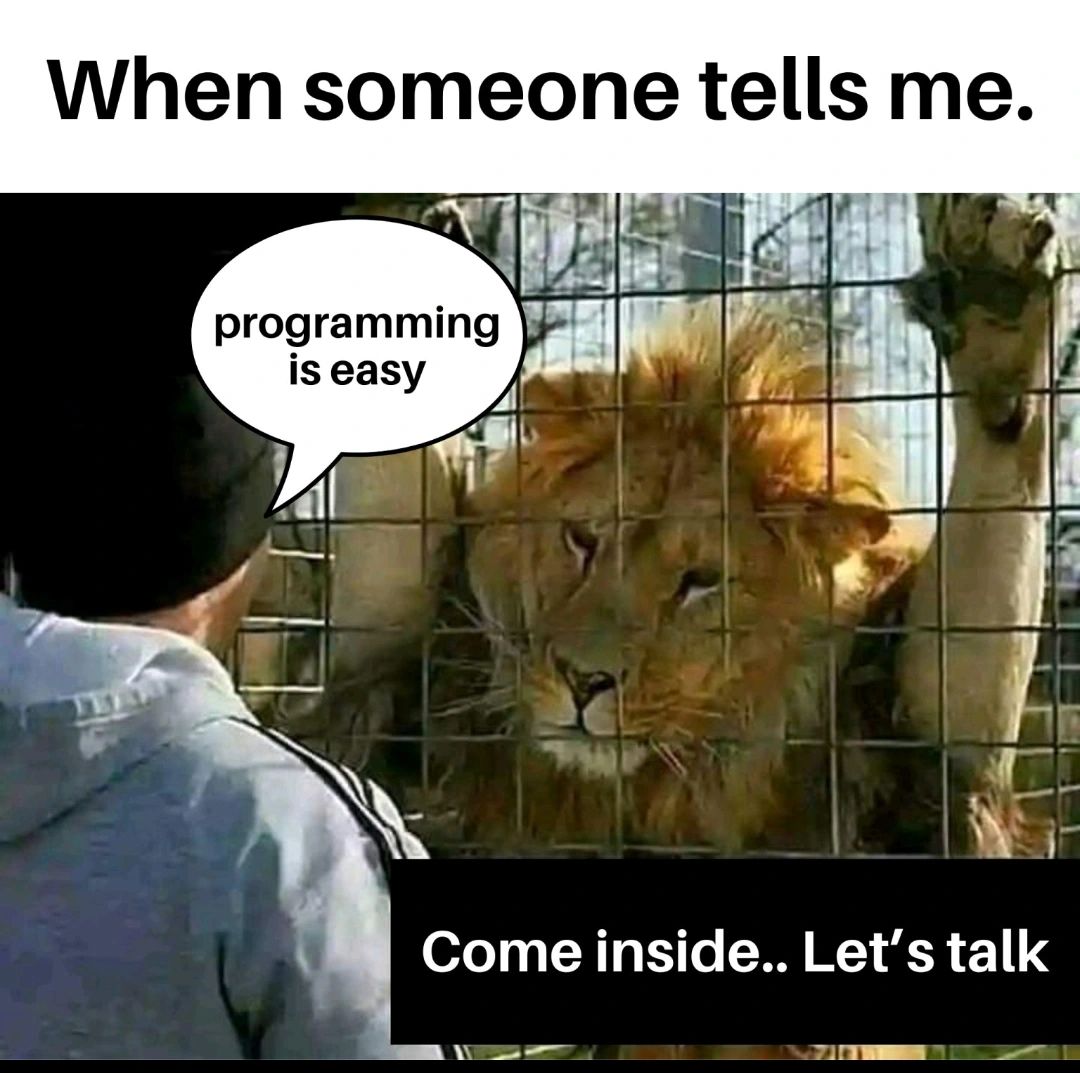 Deepanshu Soni on LinkedIn: When someone says Python is easy. Deepanshu Soni on LinkedIn: When someone says Python is easy.