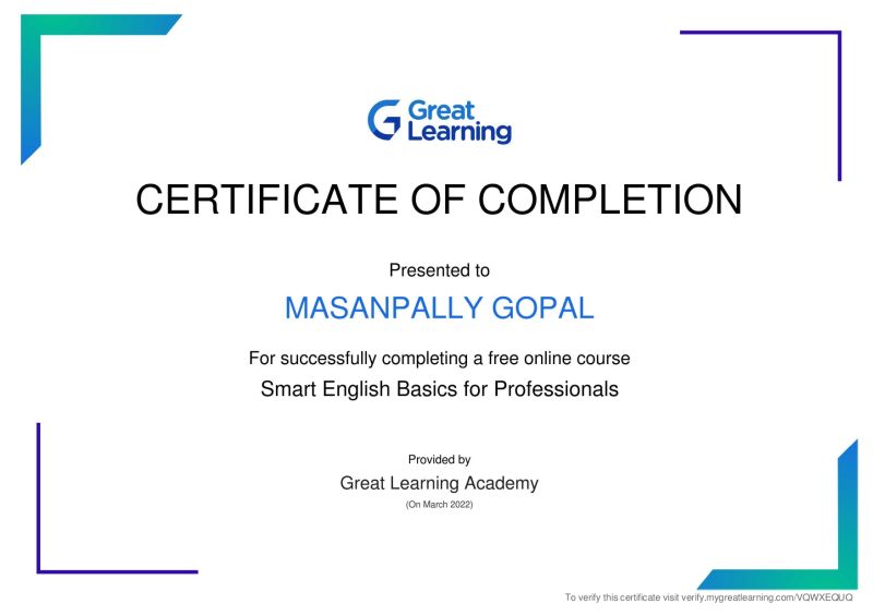 Masanpally Gopal on LinkedIn: #greatlearning #greatlearningacademy # ... Masanpally Gopal on LinkedIn: #greatlearning #greatlearningacademy # ...