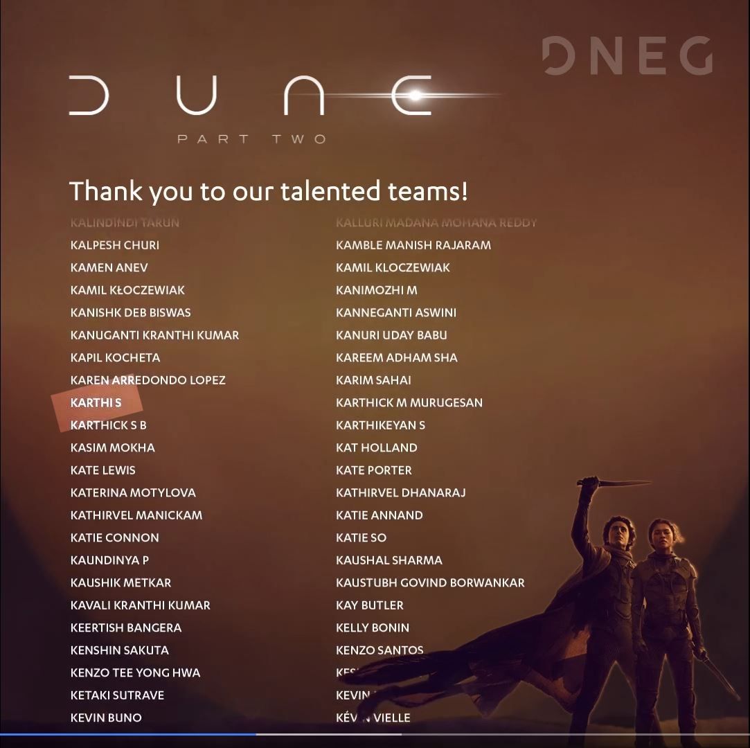 Karthi S on LinkedIn: #dune2 #dneg Karthi S on LinkedIn: #dune2 #dneg