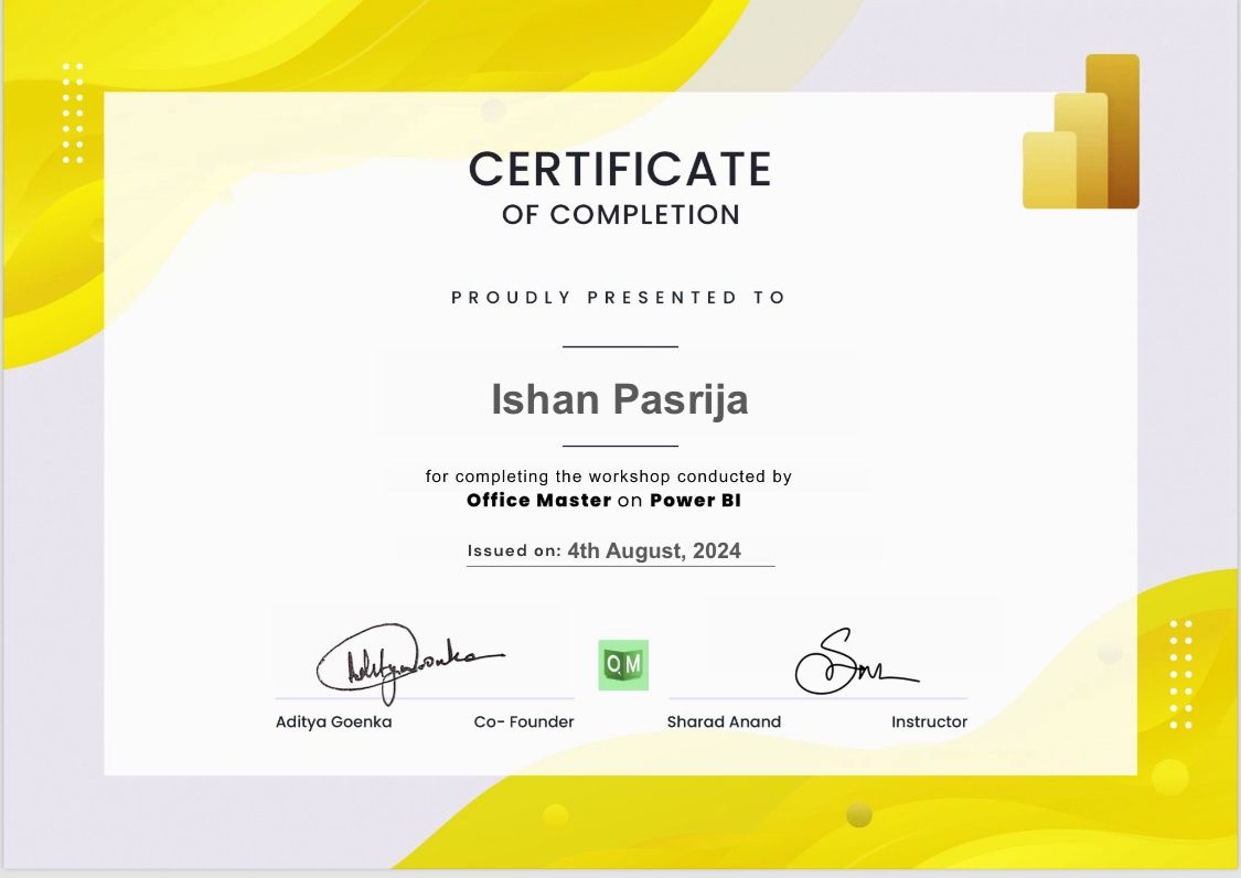 Ishan Pasrija on LinkedIn: Stepped in towards upskilling my Tech side ... Ishan Pasrija on LinkedIn: Stepped in towards upskilling my Tech side ...