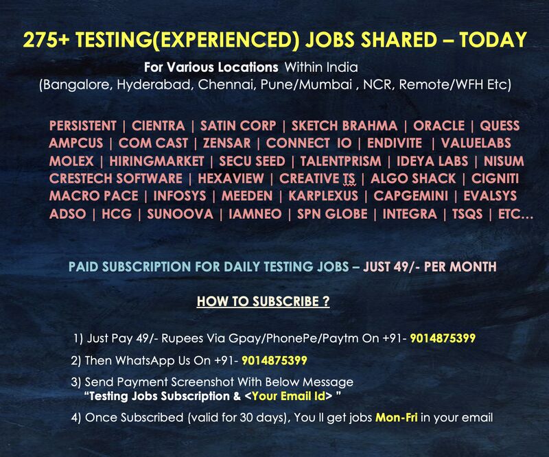 Job Curator - Testing Space on LinkedIn: #testing #testing #selenium # ... Job Curator - Testing Space on LinkedIn: #testing #testing #selenium # ...