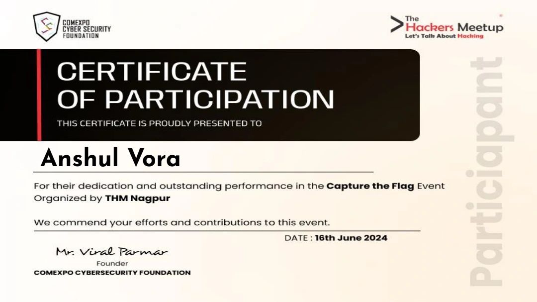 Anshul Vora on LinkedIn: Hello Connections ⚡ I am happy to share that I ... Anshul Vora on LinkedIn: Hello Connections ⚡ I am happy to share that I ...
