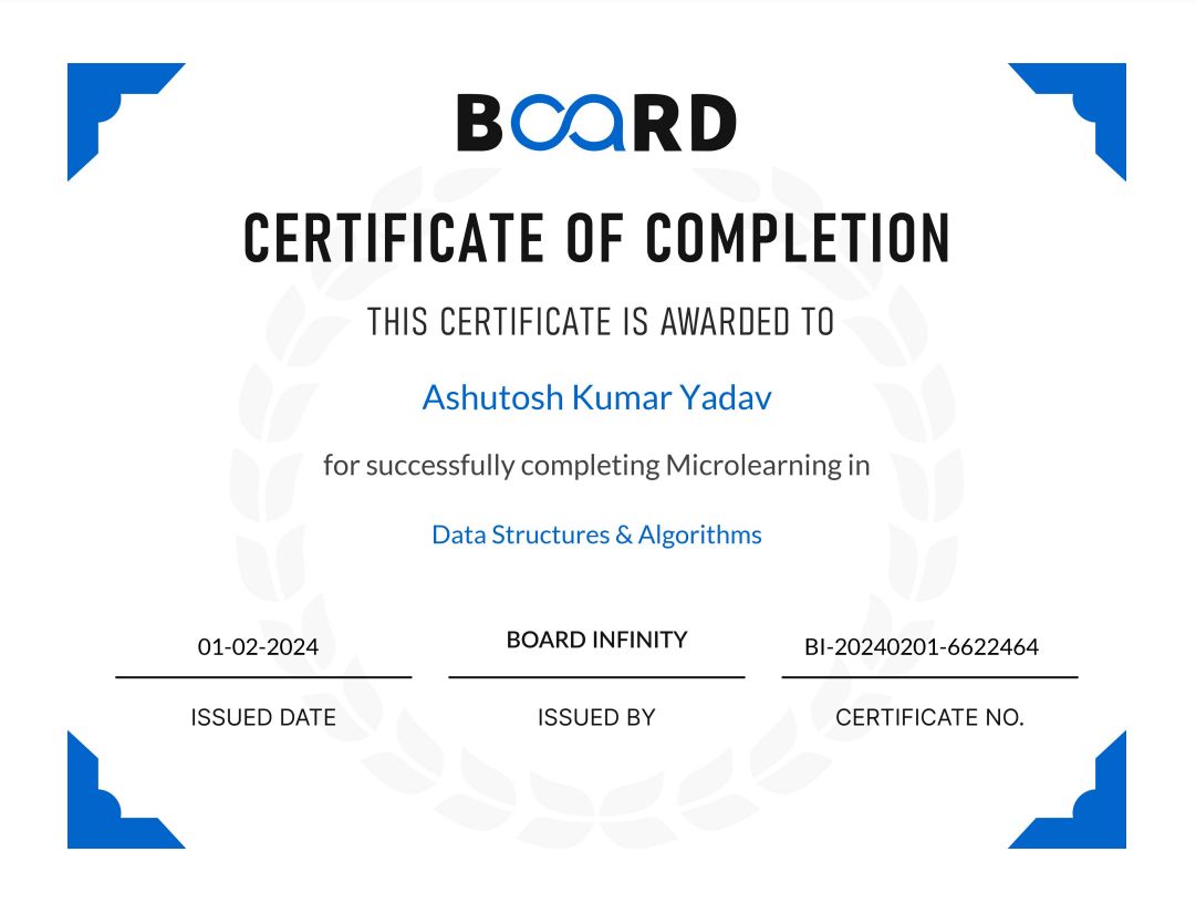 Ashutosh Kumar Yadav on LinkedIn: #datastructures #algorithms # ... Ashutosh Kumar Yadav on LinkedIn: #datastructures #algorithms # ...