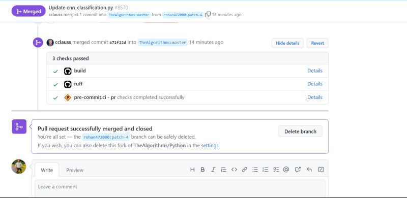 Rohan Anand on LinkedIn: #opensource #python #contributions #community Rohan Anand on LinkedIn: #opensource #python #contributions #community