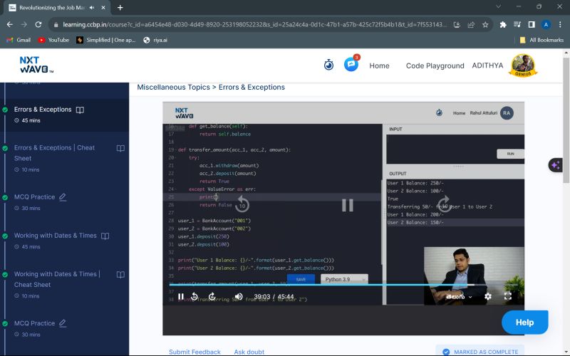 Adithya Kammara on LinkedIn: #100dayscodingchallenge #nxtwave #python # ... Adithya Kammara on LinkedIn: #100dayscodingchallenge #nxtwave #python # ...