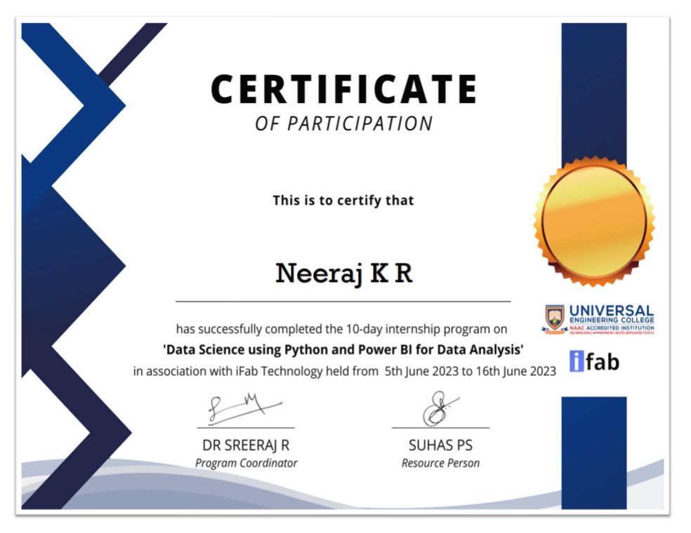 Neeraj K R on LinkedIn: #datascience #python #powerbi #dataanalysis Neeraj K R on LinkedIn: #datascience #python #powerbi #dataanalysis