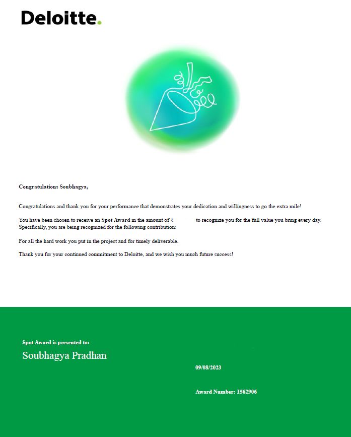 Soubhagya Subham Pradhan on LinkedIn: Absolutely thrilled to receive my ... Soubhagya Subham Pradhan on LinkedIn: Absolutely thrilled to receive my ...