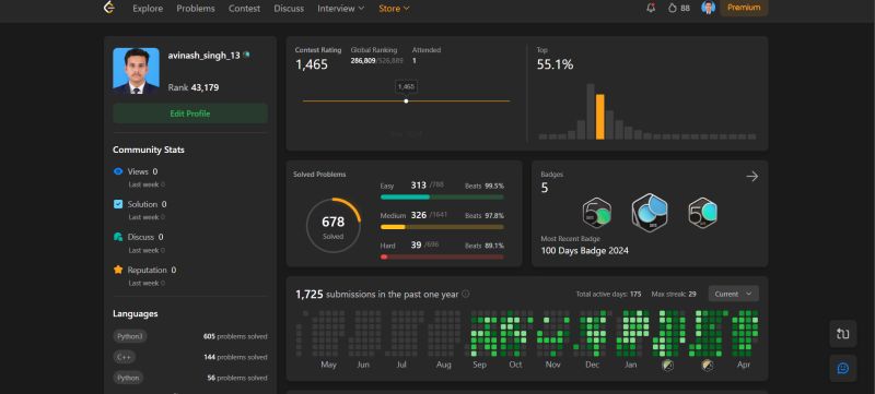 Avinash Singh on LinkedIn: #leetcode #codingjourney #problemsolving # ... Avinash Singh on LinkedIn: #leetcode #codingjourney #problemsolving # ...