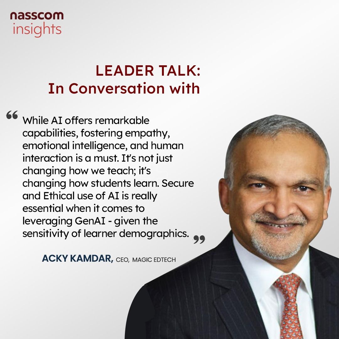 nasscom insights on LinkedIn: #leadertalk #insights #edtech # ... nasscom insights on LinkedIn: #leadertalk #insights #edtech # ...