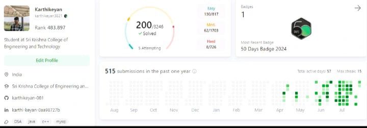 Karthi Keyan on LinkedIn: #leetcode #codingjourney #problemsolving # ... Karthi Keyan on LinkedIn: #leetcode #codingjourney #problemsolving # ...