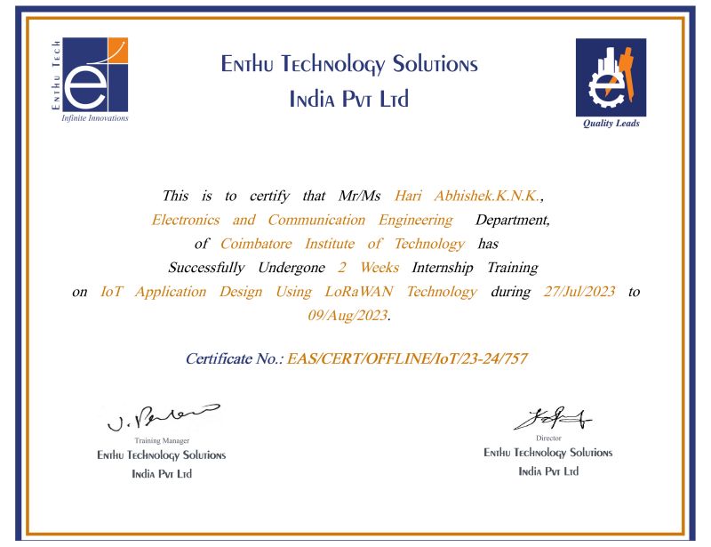 Hari Abhishek K N K on LinkedIn: Had a great time at Enthu Technology ... Hari Abhishek K N K on LinkedIn: Had a great time at Enthu Technology ...