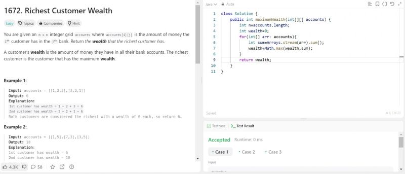 Ganthimathi .V on LinkedIn: #100daysofcode #leetcode #java # ... Ganthimathi .V on LinkedIn: #100daysofcode #leetcode #java # ...