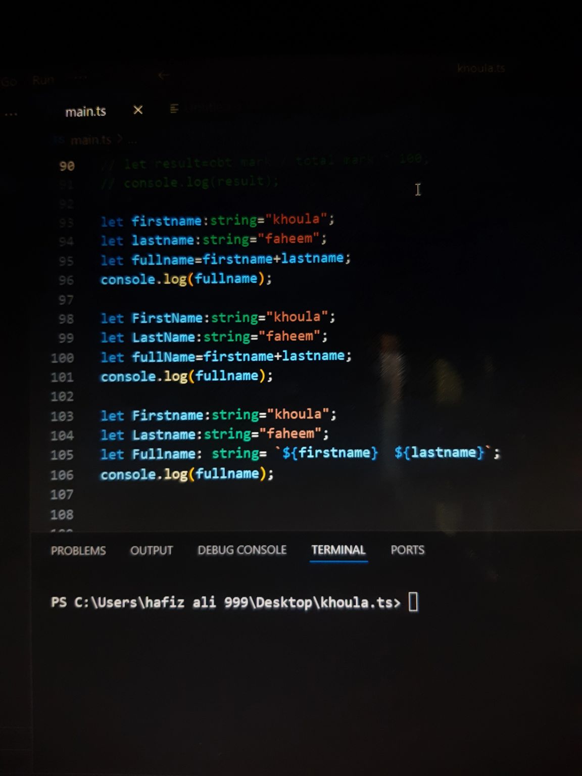 Khoula Faheem on LinkedIn: #coding #careergoals #typescript Khoula Faheem on LinkedIn: #coding #careergoals #typescript