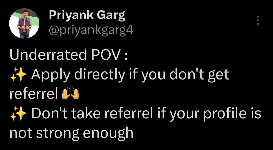 Priyank Garg on LinkedIn: #referrel #jobopportunities #faang #maang # ... Priyank Garg on LinkedIn: #referrel #jobopportunities #faang #maang # ...