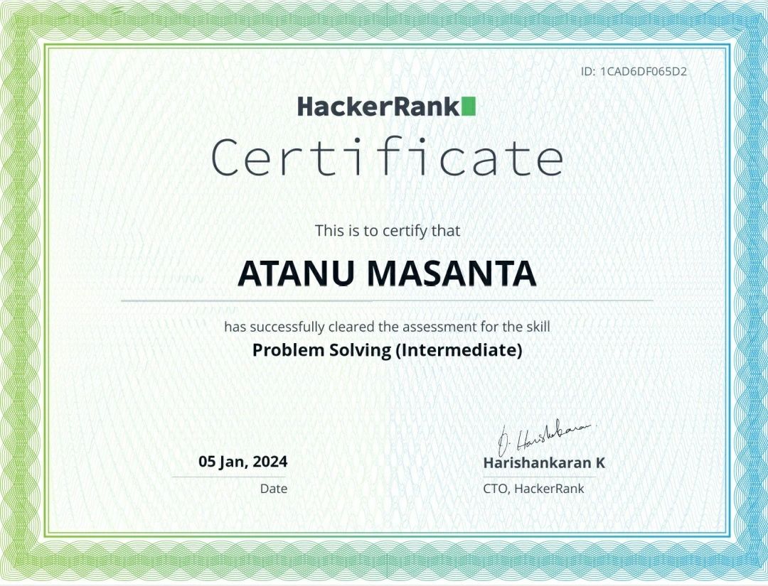 Atanu Masanta on LinkedIn: #competitiveprogramming #dsainjava # ... Atanu Masanta on LinkedIn: #competitiveprogramming #dsainjava # ...