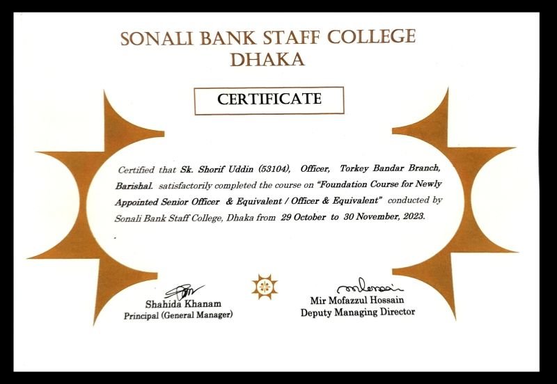 Sk. Shorif Uddin on LinkedIn: Successfully completed the Foundation ... Sk. Shorif Uddin on LinkedIn: Successfully completed the Foundation ...