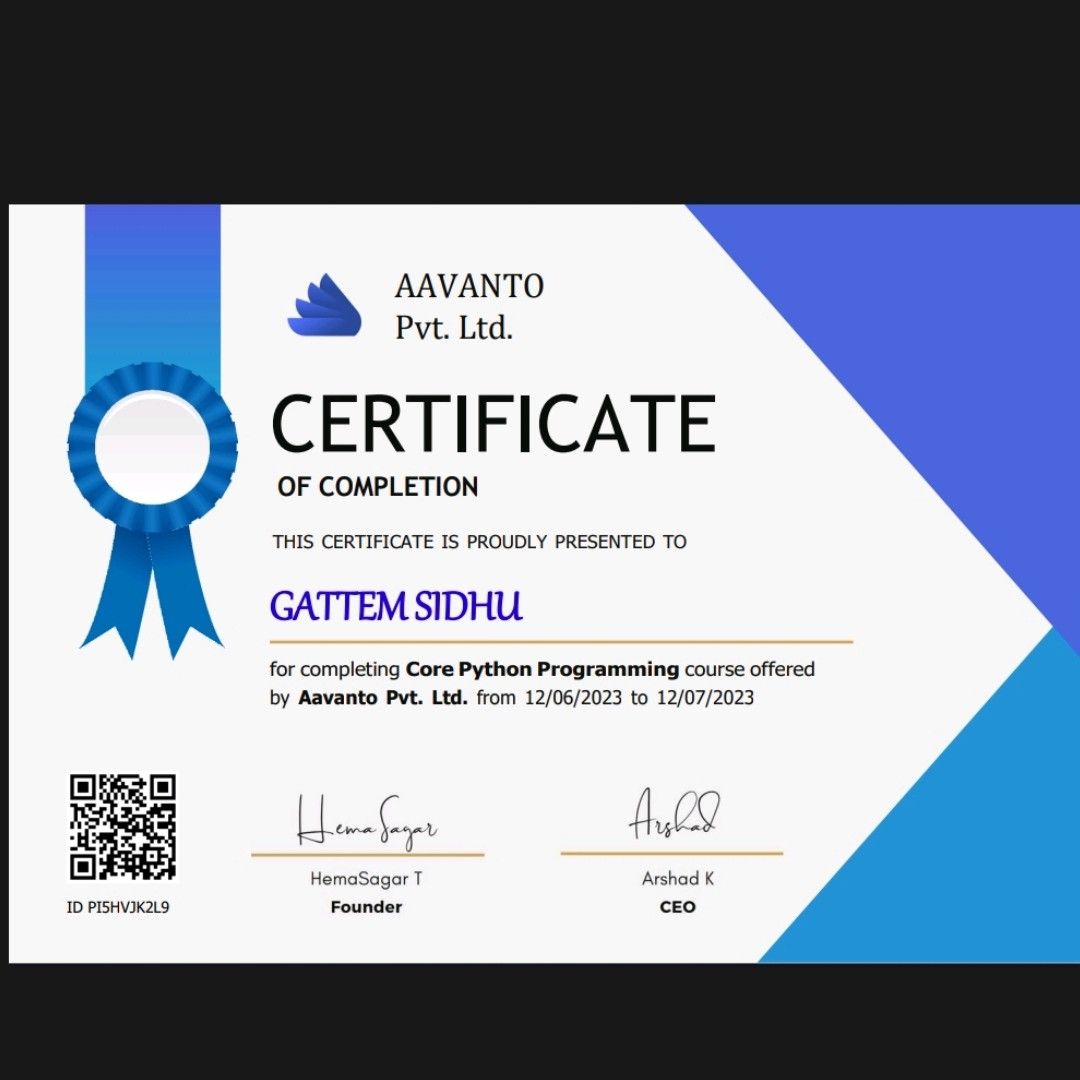 Gattem Sidhu on LinkedIn: #python #problemsolver #code #innovation # ... Gattem Sidhu on LinkedIn: #python #problemsolver #code #innovation # ...