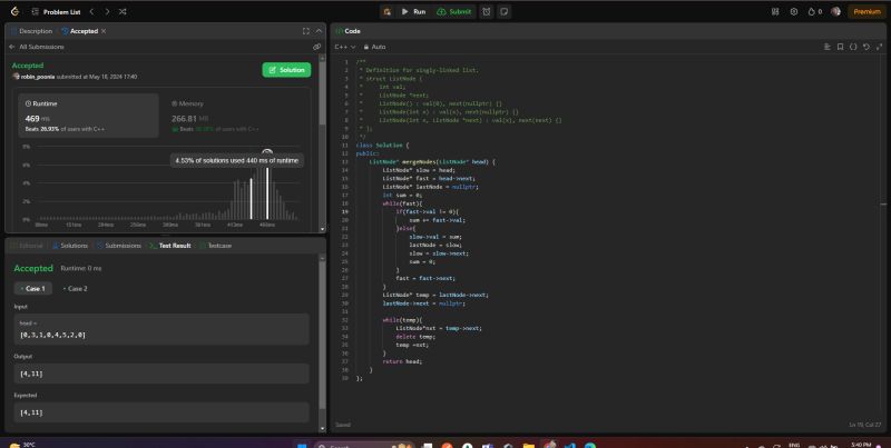 Robin Poonia on LinkedIn: #leetcode #codingchallenge #linkedlists # ... Robin Poonia on LinkedIn: #leetcode #codingchallenge #linkedlists # ...