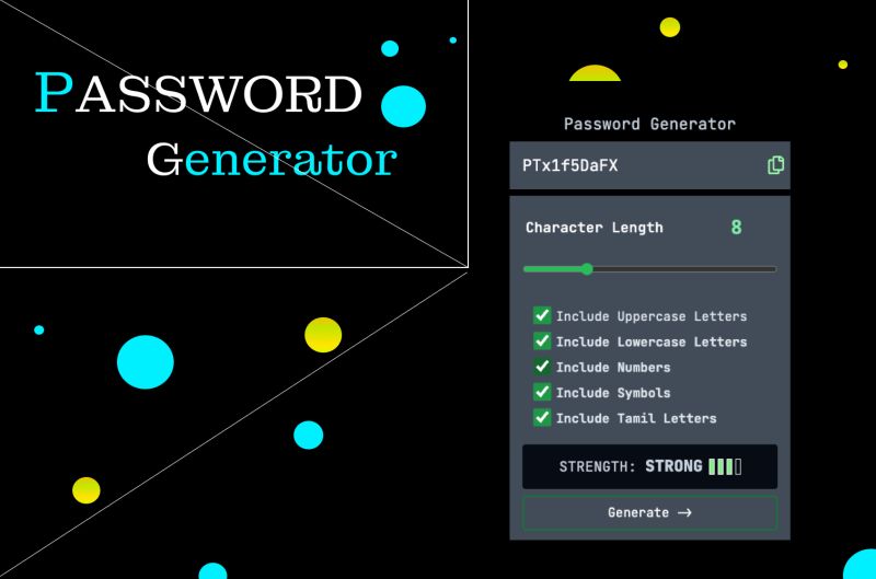 bharathikannan sambasivam on LinkedIn: I created a Password generator ... bharathikannan sambasivam on LinkedIn: I created a Password generator ...