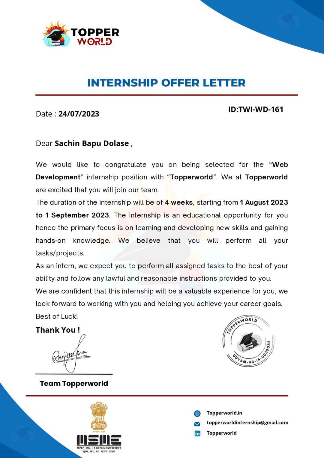 Sachin Dolase on LinkedIn: #topperworld #topperworld #topperworld # ... Sachin Dolase on LinkedIn: #topperworld #topperworld #topperworld # ...