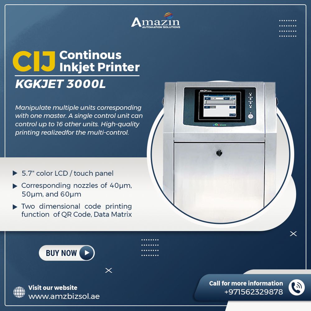 Amazin Automation Solutions FZCO on LinkedIn: #kgk_ccs3000l #printer #cij Amazin Automation Solutions FZCO on LinkedIn: #kgk_ccs3000l #printer #cij