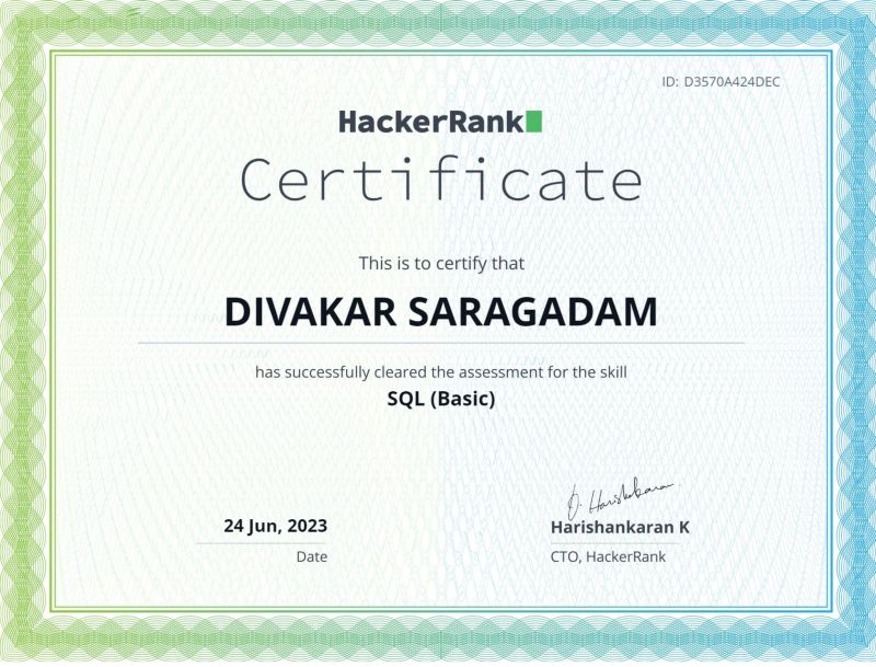 DIVAKAR SARAGADAM posted on LinkedIn DIVAKAR SARAGADAM posted on LinkedIn