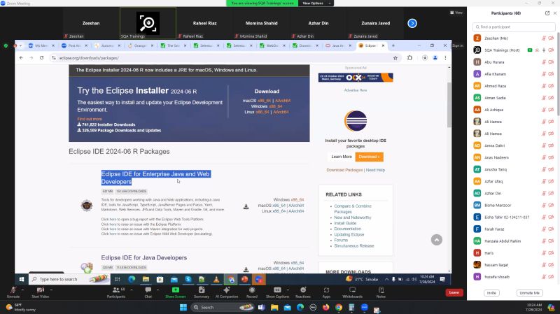 SQA Trainings on LinkedIn: Successfully Conducted Selenium with Java ... SQA Trainings on LinkedIn: Successfully Conducted Selenium with Java ...