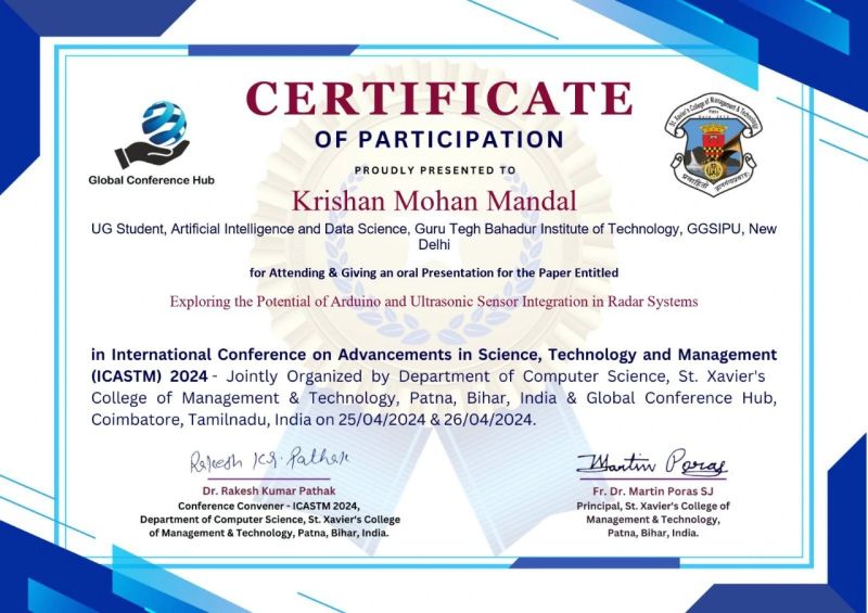 KRISHAN MOHAN MANDAL on LinkedIn: #icastm2024 #research #science # ... KRISHAN MOHAN MANDAL on LinkedIn: #icastm2024 #research #science # ...