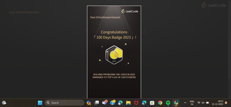 Akepati Thrisaileswari on LinkedIn: #leetcodechallenge #leetcode # ... Akepati Thrisaileswari on LinkedIn: #leetcodechallenge #leetcode # ...