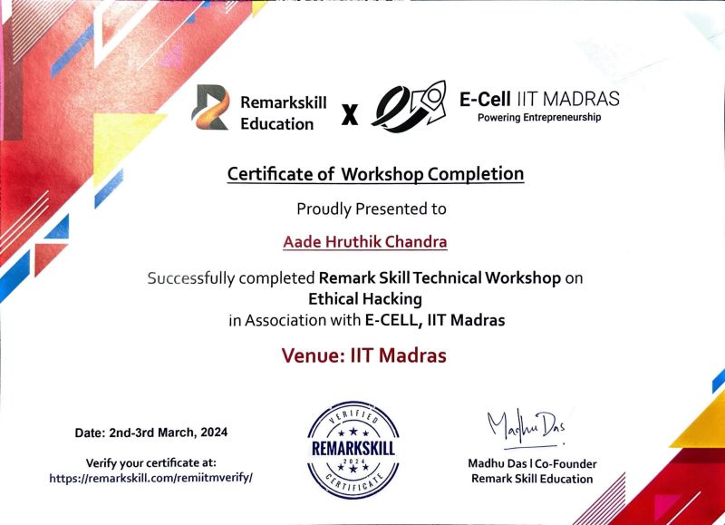 HRUTHIK CHANDRA AADE on LinkedIn: #ethicalhacking #cybersecurity # ... HRUTHIK CHANDRA AADE on LinkedIn: #ethicalhacking #cybersecurity # ...