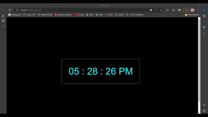 Rohan Ambig on LinkedIn: Digital clock using HTML, CSS and JAVASCRIPT Rohan Ambig on LinkedIn: Digital clock using HTML, CSS and JAVASCRIPT