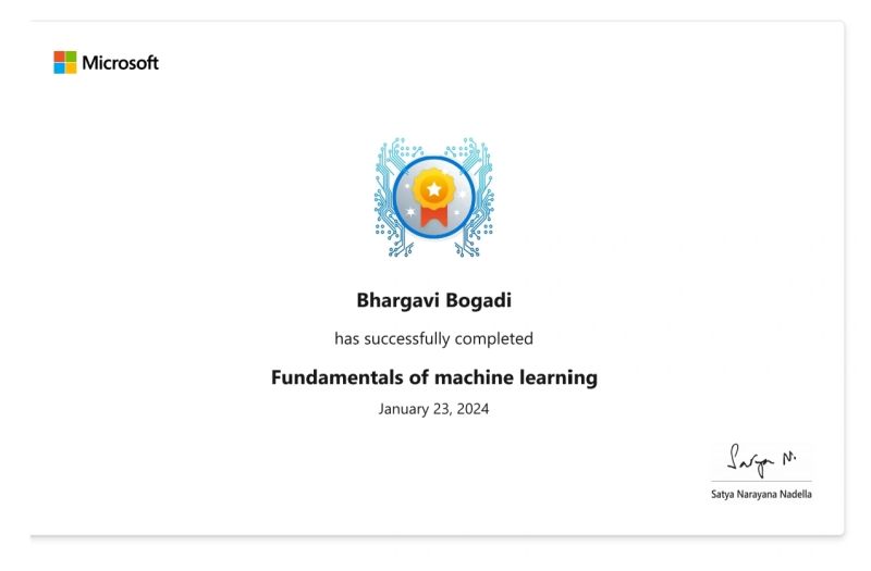 BHARGAVI BOGADI on LinkedIn: #microsoftlearn #microsoft BHARGAVI BOGADI on LinkedIn: #microsoftlearn #microsoft