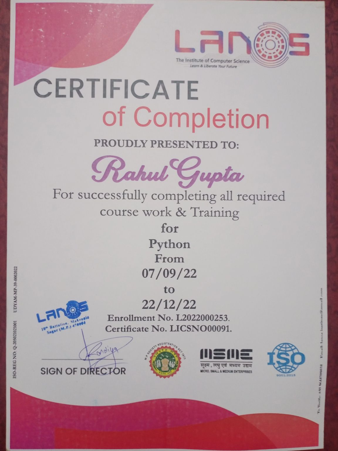 Rahul Gupta on LinkedIn: #pythonprogramming Rahul Gupta on LinkedIn: #pythonprogramming
