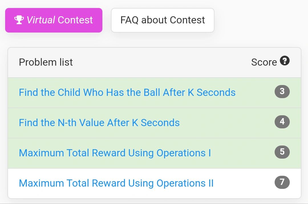Nani Prabhakar on LinkedIn: #leetcodeweeklycontest401 #coding # ... Nani Prabhakar on LinkedIn: #leetcodeweeklycontest401 #coding # ...