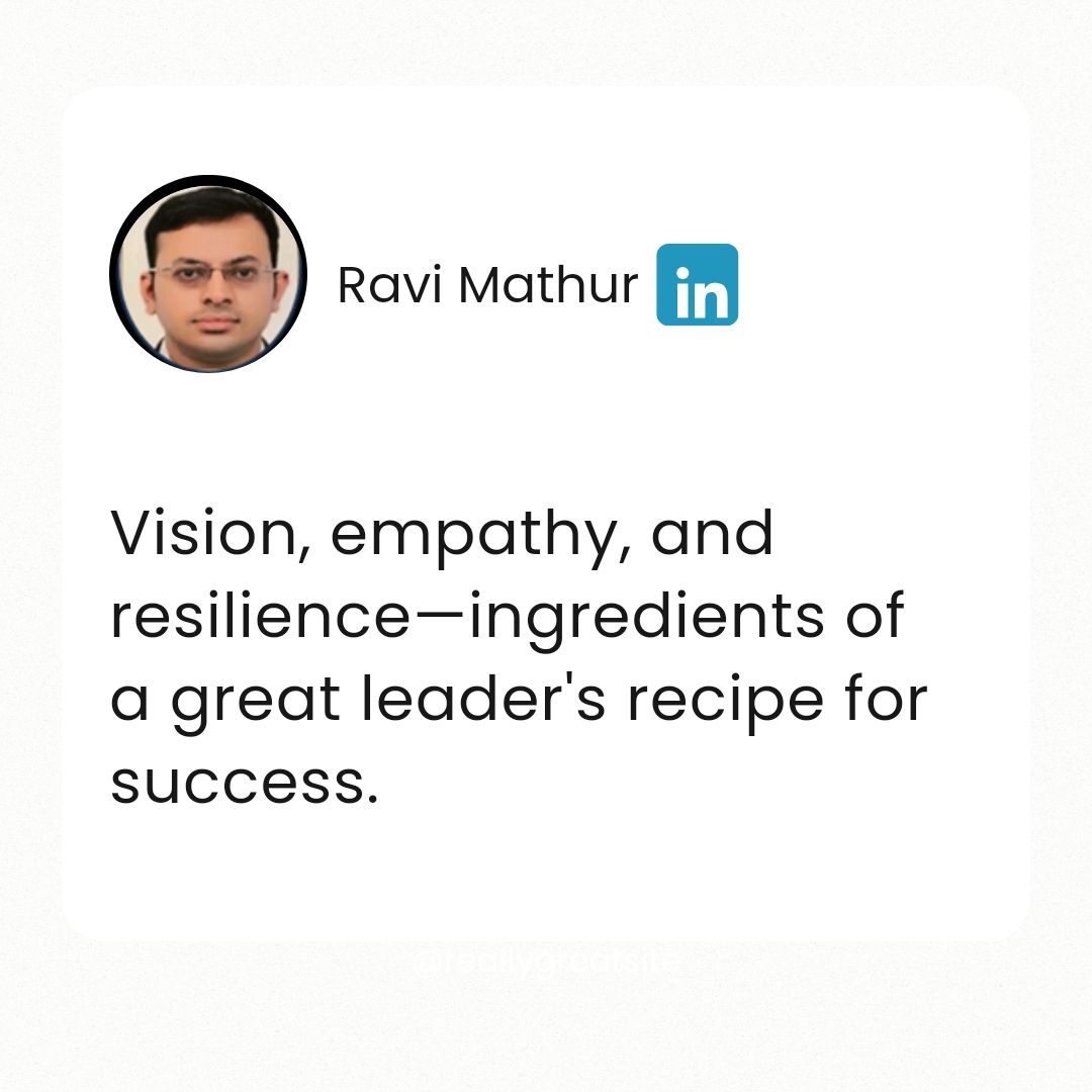 What great leaders say every day | Ravi Mathur posted on the topic ... What great leaders say every day | Ravi Mathur posted on the topic ...