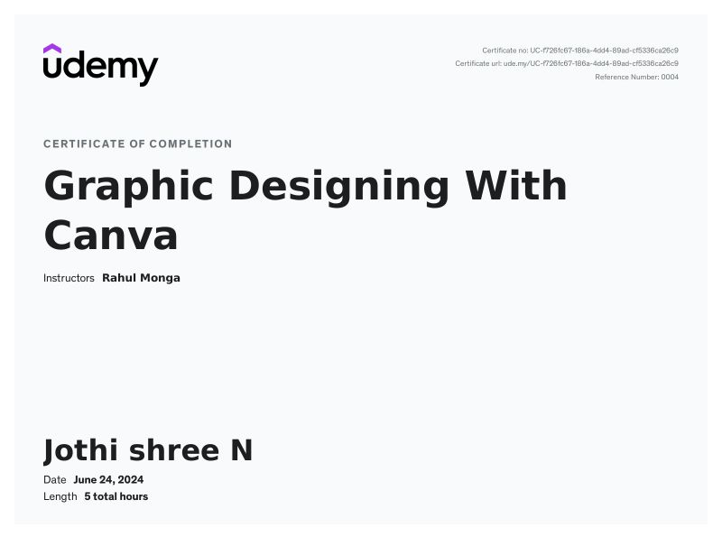 JOTHI SHREE N on LinkedIn: #graphics #design #graphicdesign #udemy #canva JOTHI SHREE N on LinkedIn: #graphics #design #graphicdesign #udemy #canva