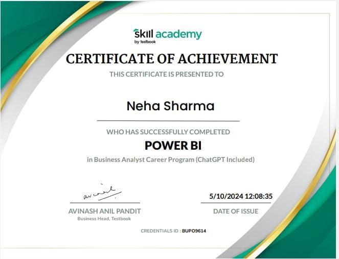 Neha Bhardwaj on LinkedIn: #powerbi #datavisualization #certification # ... Neha Bhardwaj on LinkedIn: #powerbi #datavisualization #certification # ...
