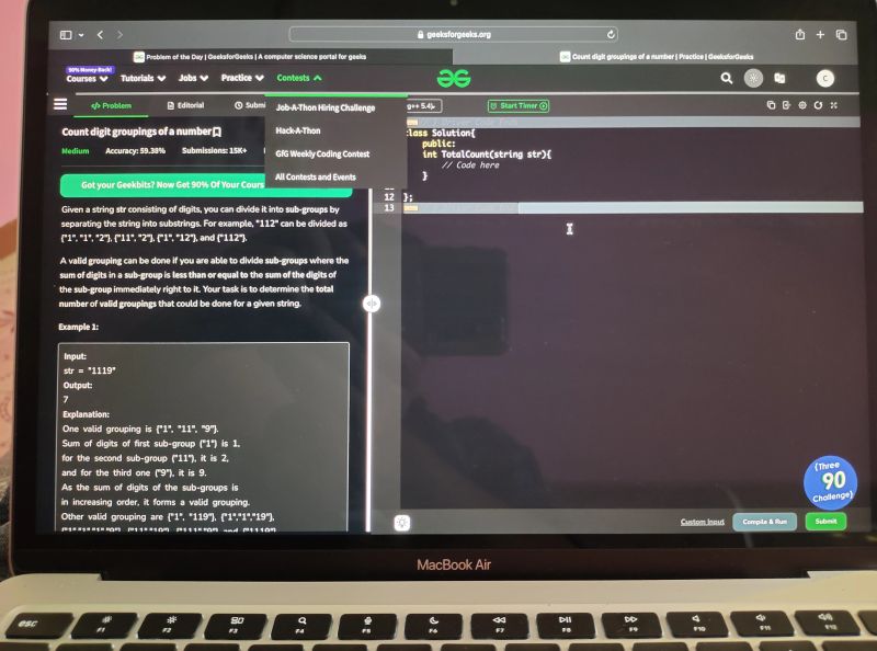 Salman Chaudhary on LinkedIn: #problemoftheday #gfg #potd #gfg #potd # ... Salman Chaudhary on LinkedIn: #problemoftheday #gfg #potd #gfg #potd # ...